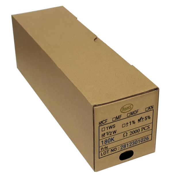 دنیز الکترونیک | مقاومت 180K 1/2W | فروش عمده,مقاومت 180 کیلو اهم 1/2 وات